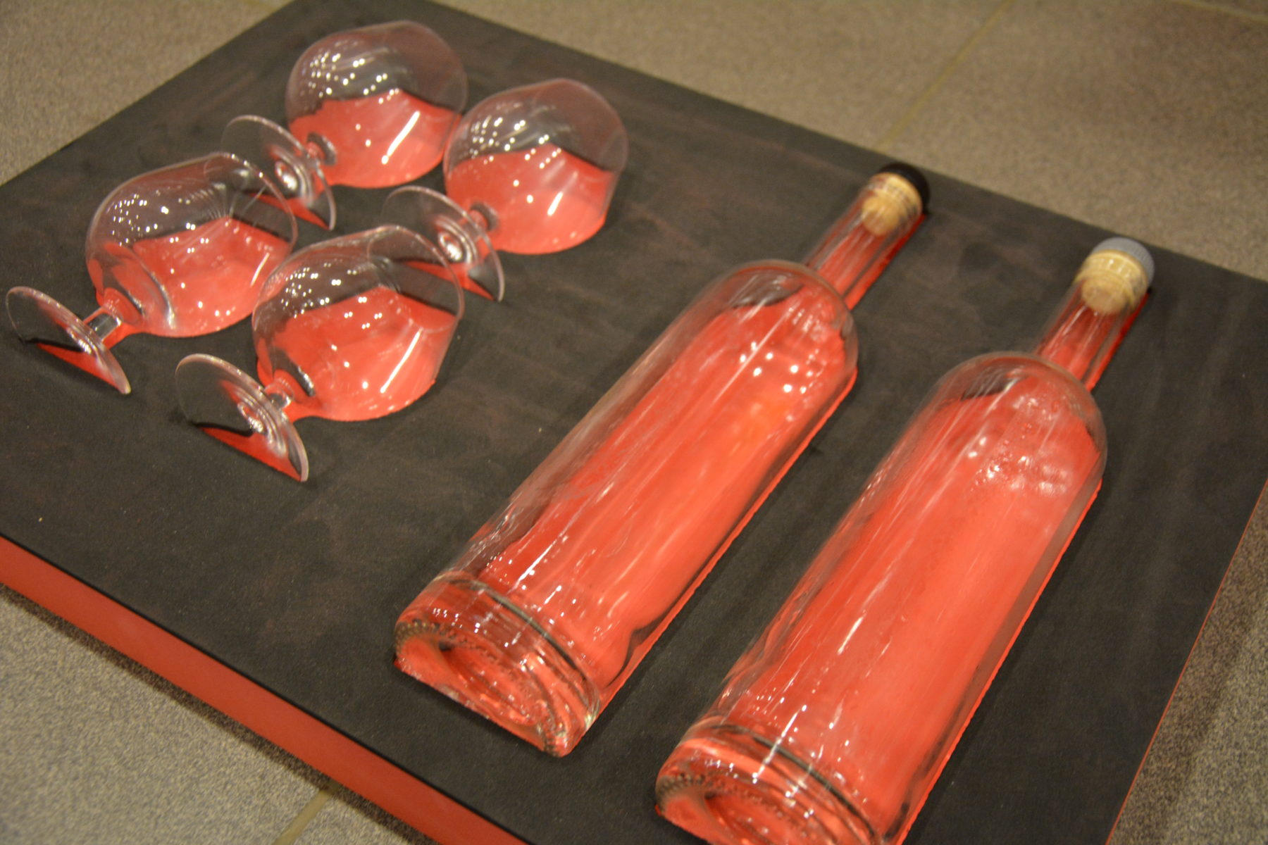 Skuff 61 Cognac med std. glass - Garage 15