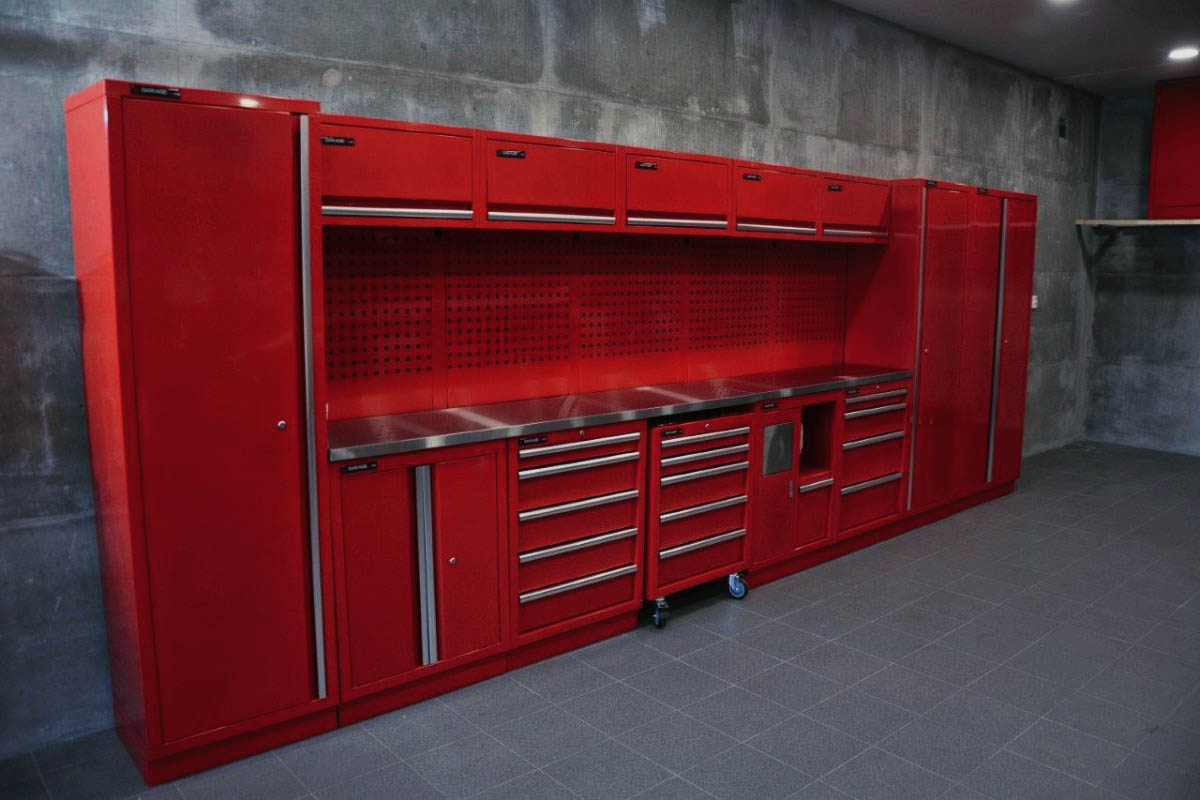 Garage 15 - Innredninger, verkstedutstyr og verktøy