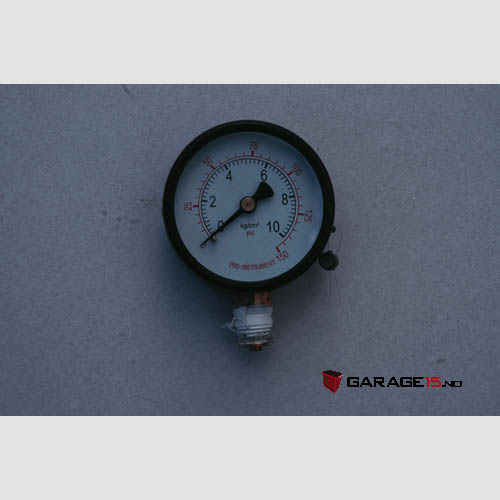 Manometer til 10/20 gallon trykksandblåser - Garage 15